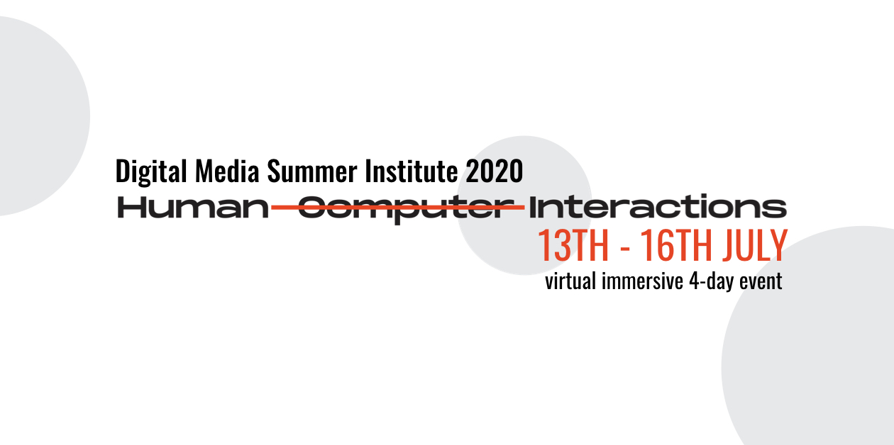 Digital Media Summer Institute 2020 - NOVA FCSH