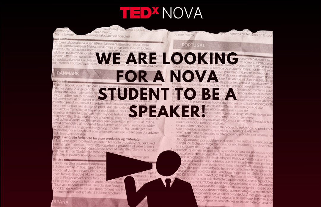 TEDx NOVA 2023 - Student Speaker Contest - NOVA FCSH